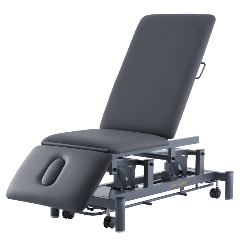 Medical Table - 3 Section Electric (Tall Back) - Stealth Black – LuxeMED