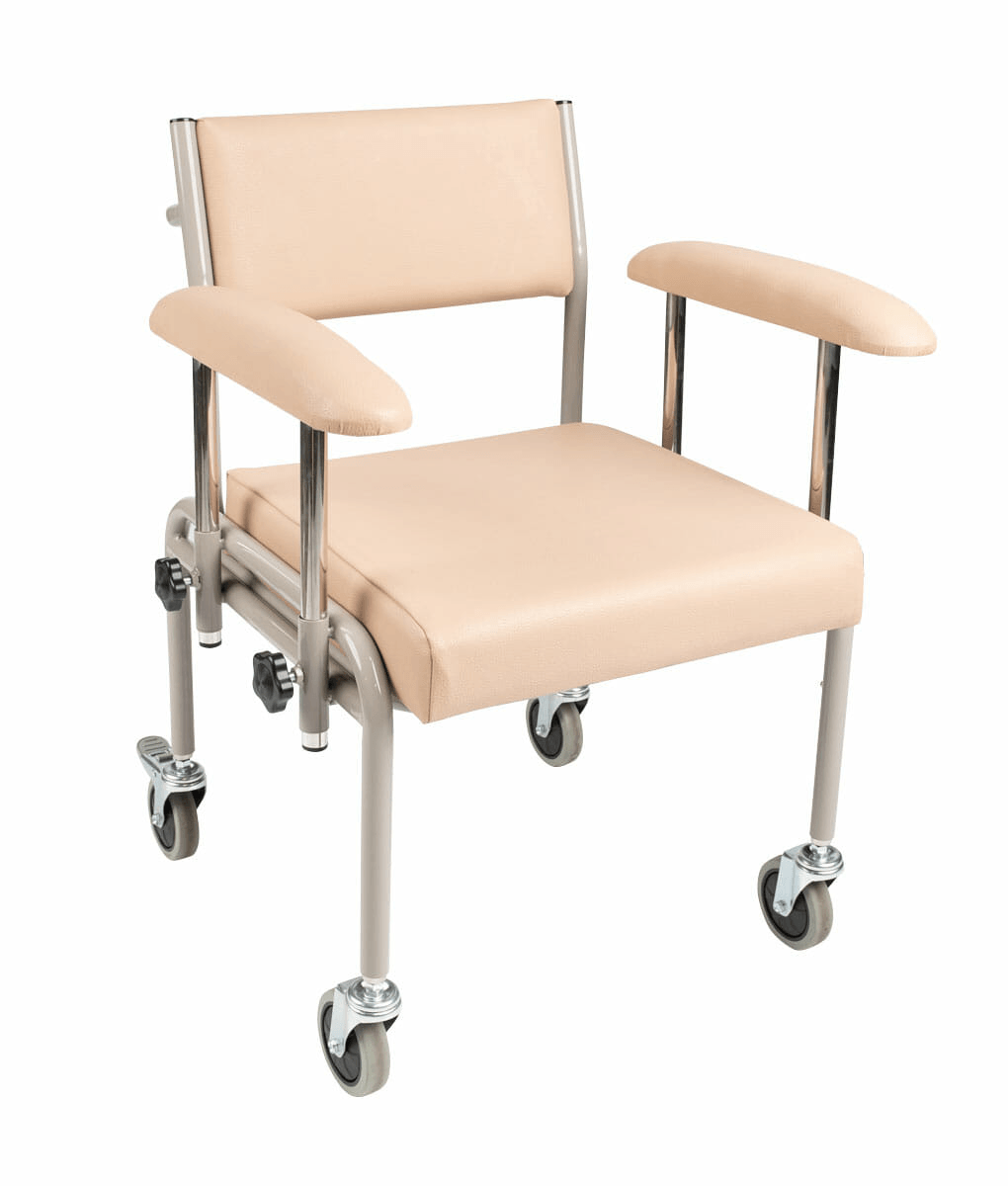 Kingston Lowback Chair - Beige Vinyl – LuxeMED