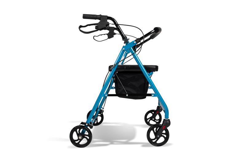 Hero Medical 4-Wheeled Mobility Walker – Walking Frame with Rollator ...